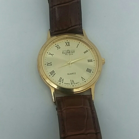Accessories | Element New York Goldtone Quartz Watch | Poshmark